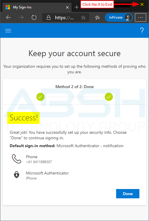 How To Setup Multi-Factor Authentication | ABSH Computers Pty Ltd