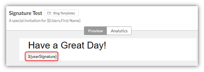 Working with Email Signatures in Zoho CRM - TopLine Results Corporation