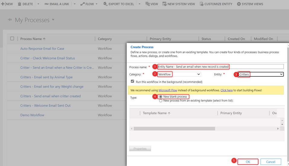 D365 Technical – Creating an email alert workflow - Pewaukee, Waukesha ...