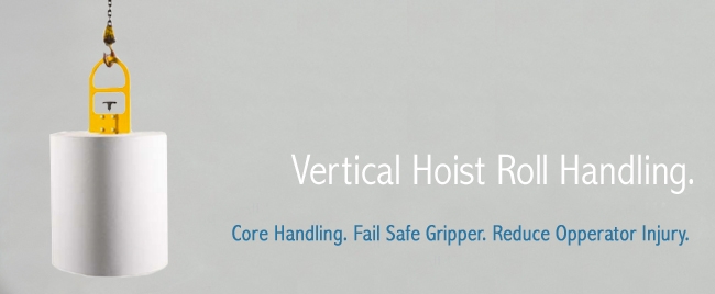 Vertical Hoist Roll Handling