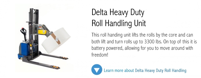 Delta PT20X Heavy Duty Lift and Turn Roll Handling