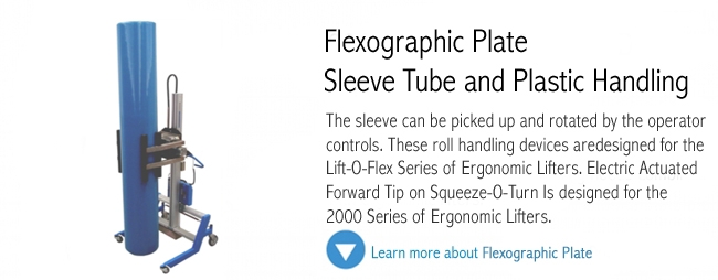 Flexographic Sleeve Roll Handling System