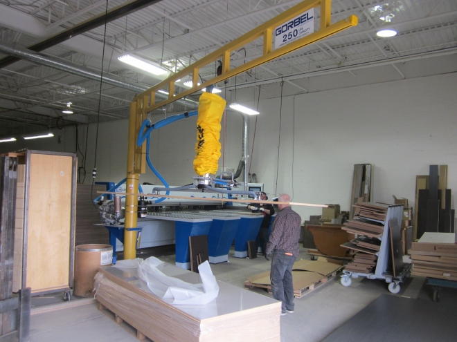 Vacuum Tube Lifter for Lifting Wood and MDF Sheets - Ayr, Cambridge ...