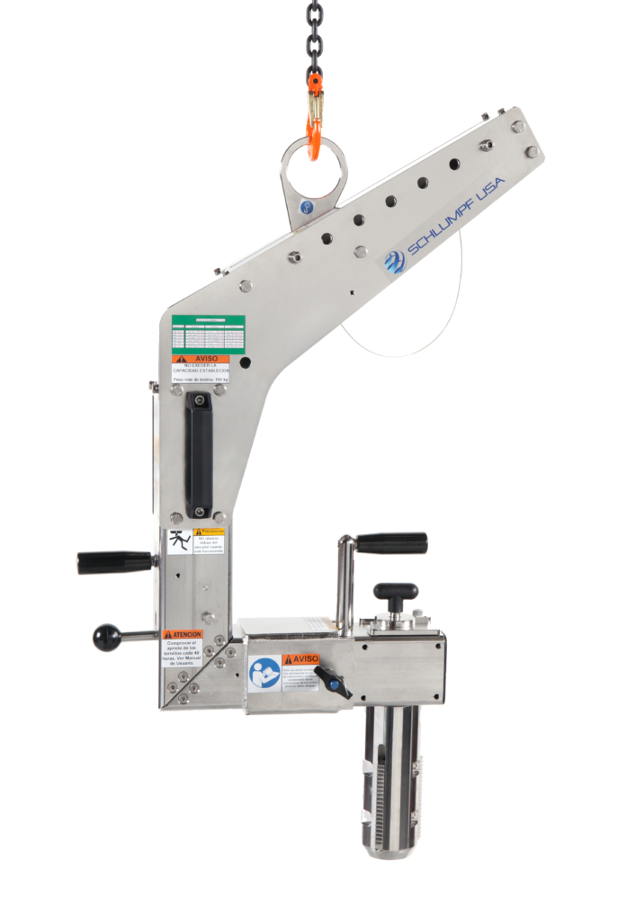 Lift and Turn Hoist Based Roll Handling