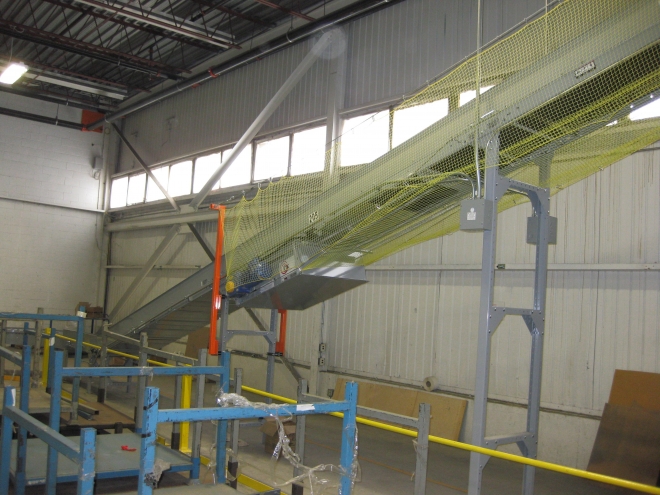 Conveyor Netting Project Cambridge Kitchener Guelph Liftsafe Fall