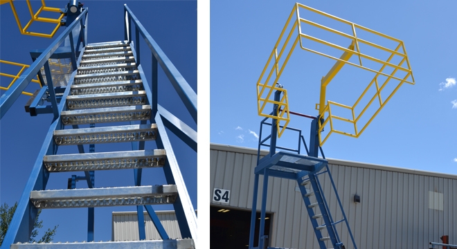 Rail Car Access Stand with Fall Arrest System - Cambridge, Kitchener ...