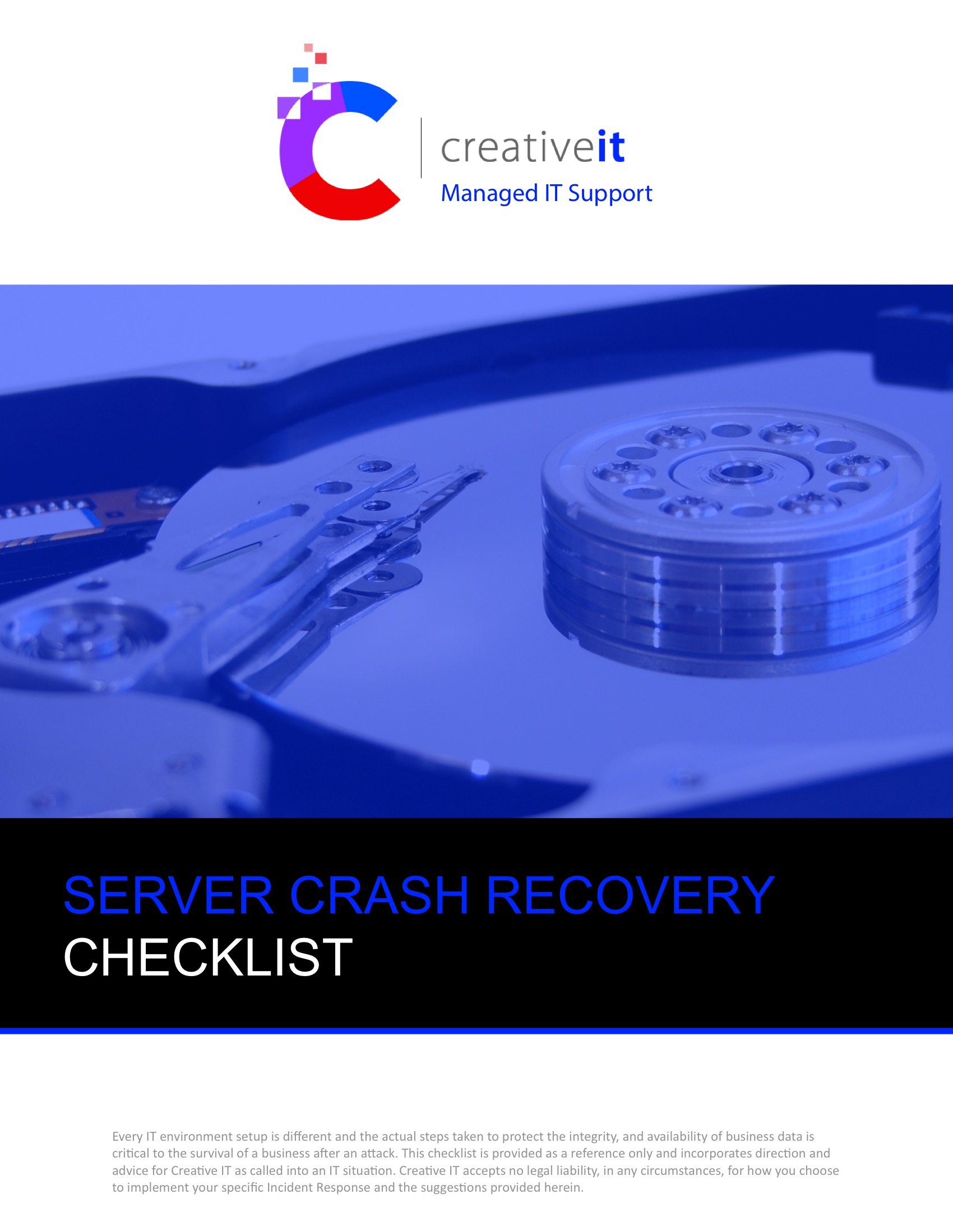 Checklist Server Crash Recovery - Your Local Triad North Carolina IT ...