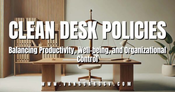 Clean Desk Policies: Balancing Productivity, Well-being, and Organizational Control
