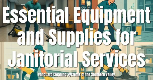 Essential Equipment and Supplies for Janitorial Services