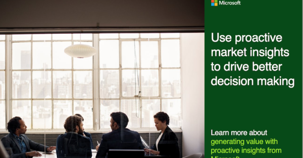 Use proactive market insights to drive better decision making | eIS ...