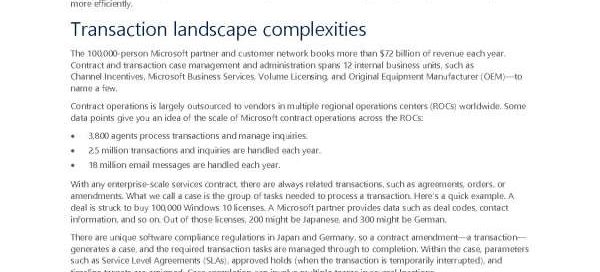Dynamics 365 automates complex transactions and business processes ...