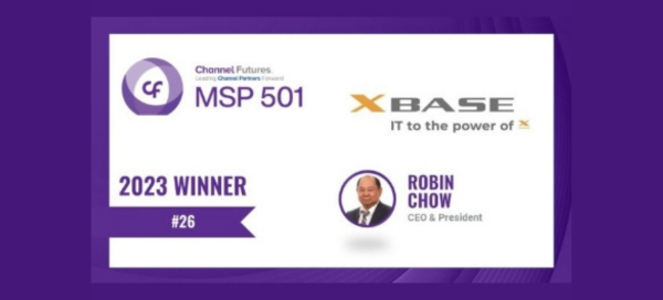 XBASE Technologies ranks number 26 in the 2023 Channel Futures MSP 501 Awards | XBASE Technologies