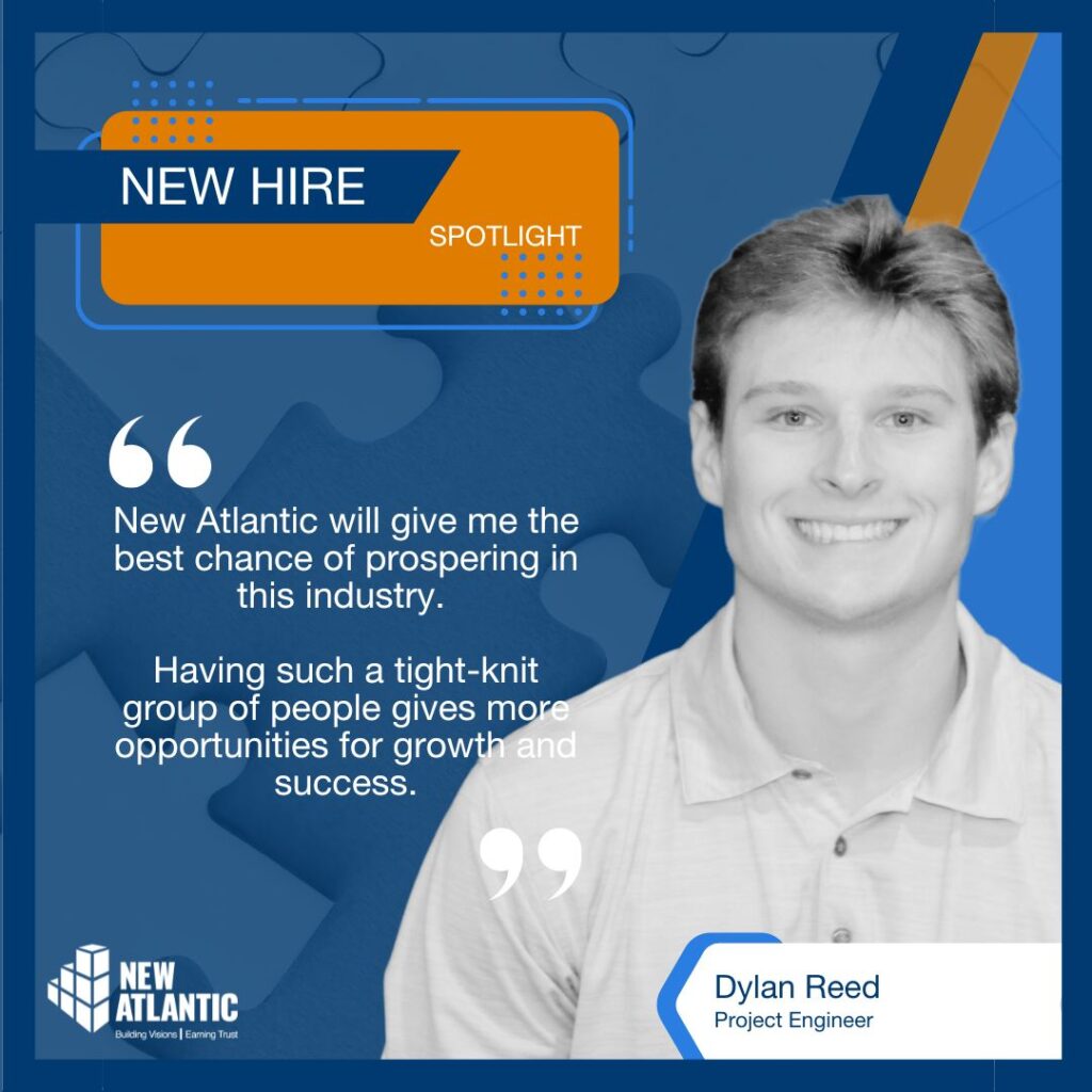 New Atlantic Welcomes Dylan Reed - Winston-Salem, NC | New Atlantic Contracting