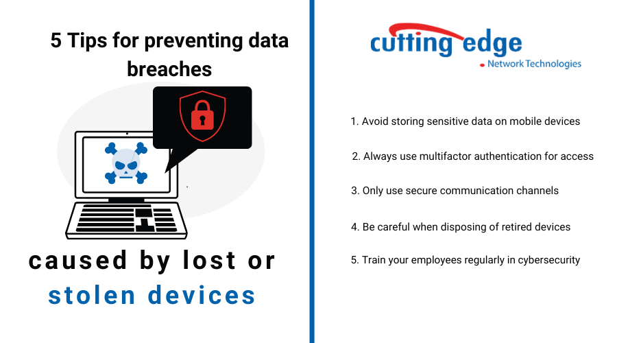 5 Tips for preventing data breaches caused by lost or stolen devices ...