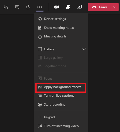 Using the Teams Meeting Controls bar | GRS Technology Solutions