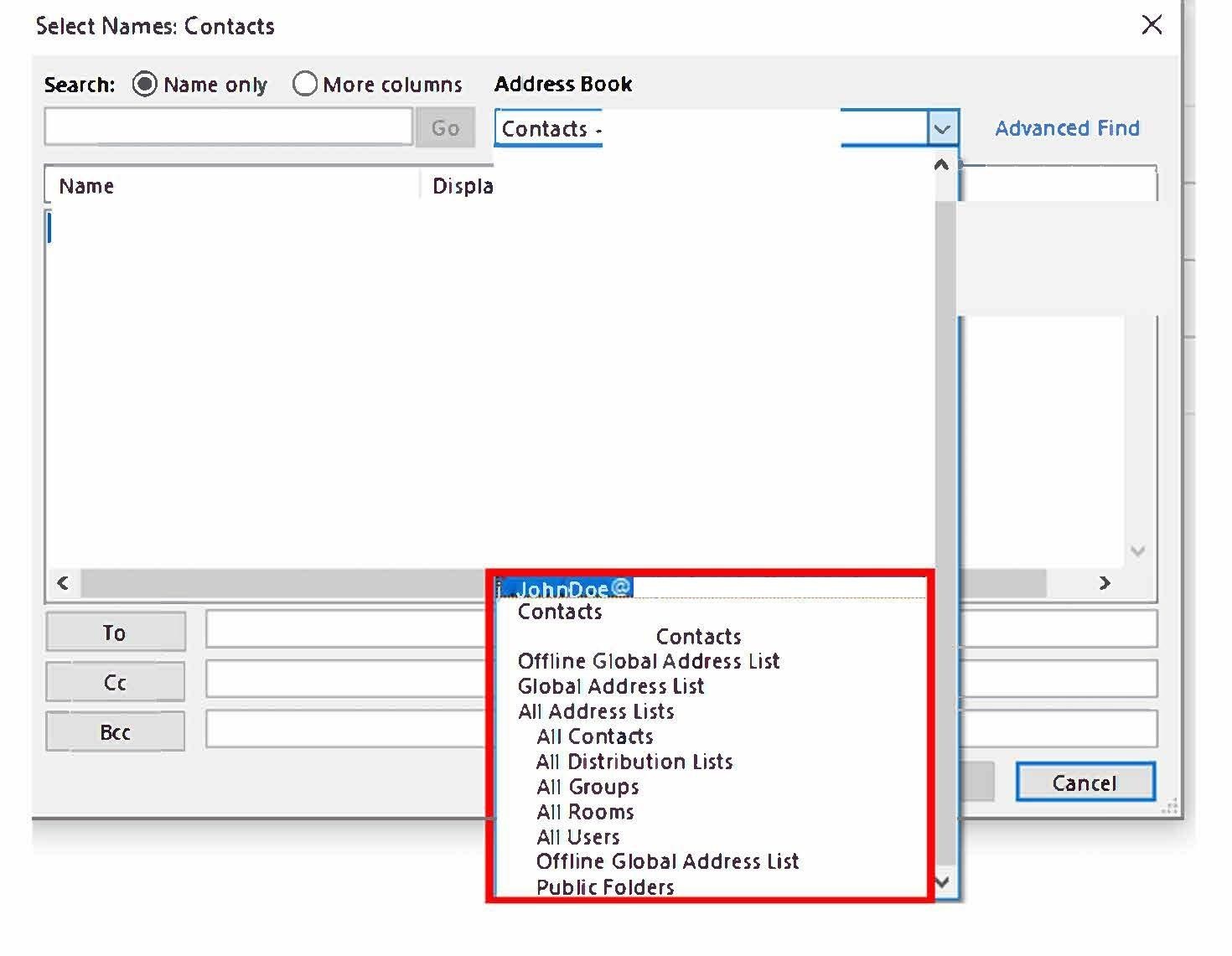 How To Add Public Folder Contacts To The Outlook Address Book GRS 