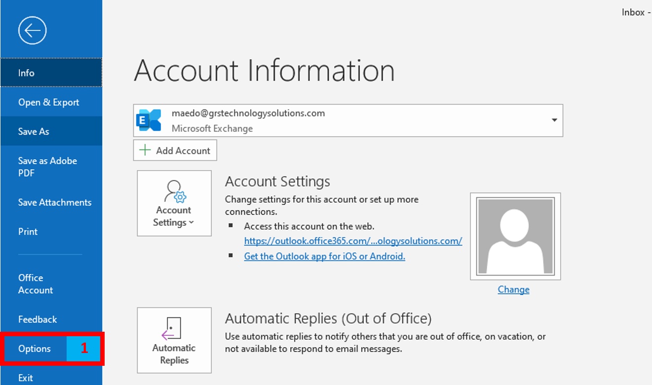 Creating A Basic Signature For Outlook GRS Technology Solutions