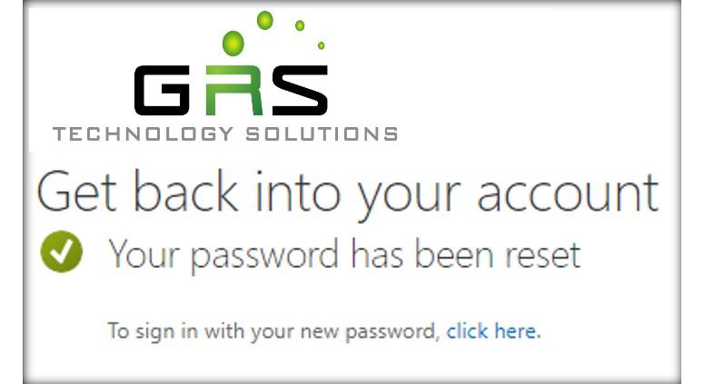 Performing a Self-Service Password Reset | GRS Technology Solutions