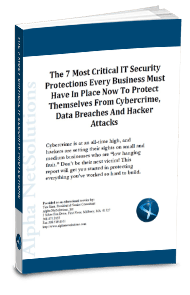 7 IT Protections - Boston, Worcester, Manchester | Alpha NetSolutions